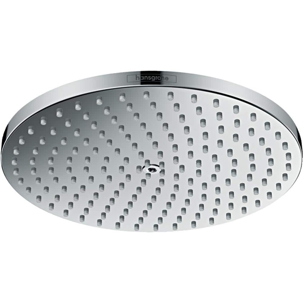Hansgrohe Raindance S 1 Spray 9 38 In Wall Mount Fixed Shower Head In