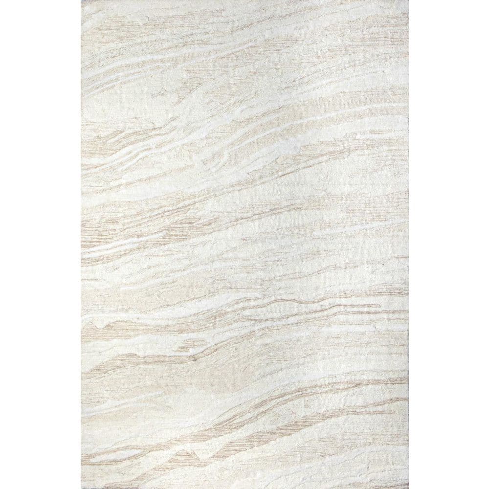 BASHIAN Verona Ivory 9 ft. x 12 ft. Abstract Transitional Area Rug ...