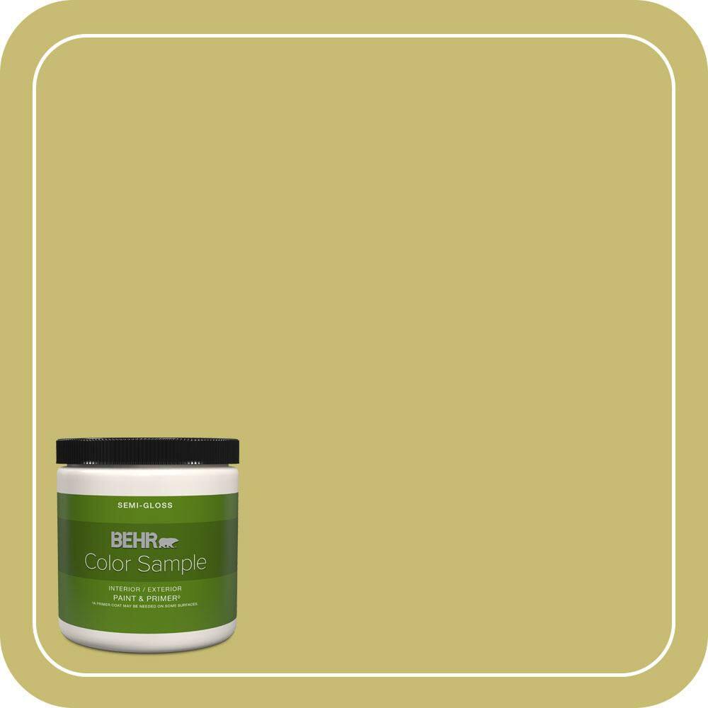 BEHR PREMIUM PLUS 8 oz. #HDC-SP16-02 Pistachio Shortbread Semi-Gloss ...
