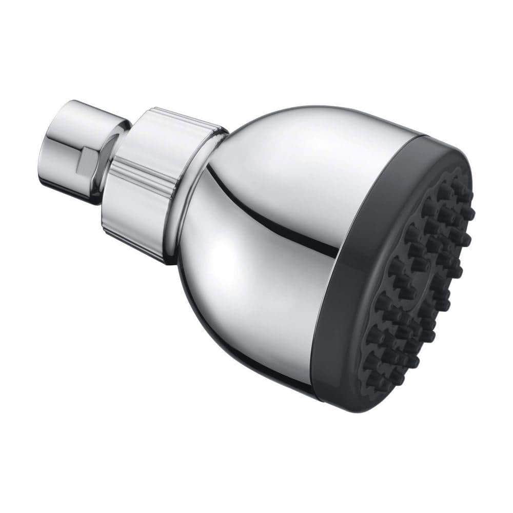 Tileon High Pressure Shower Head 3 in. Anti-Clog Fixed Showerhead ...
