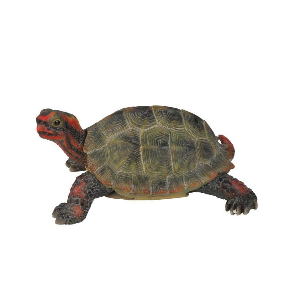 HI-LINE GIFT LTD. Turtle-Small Japanese Land Turtle 87784 - The Home Depot