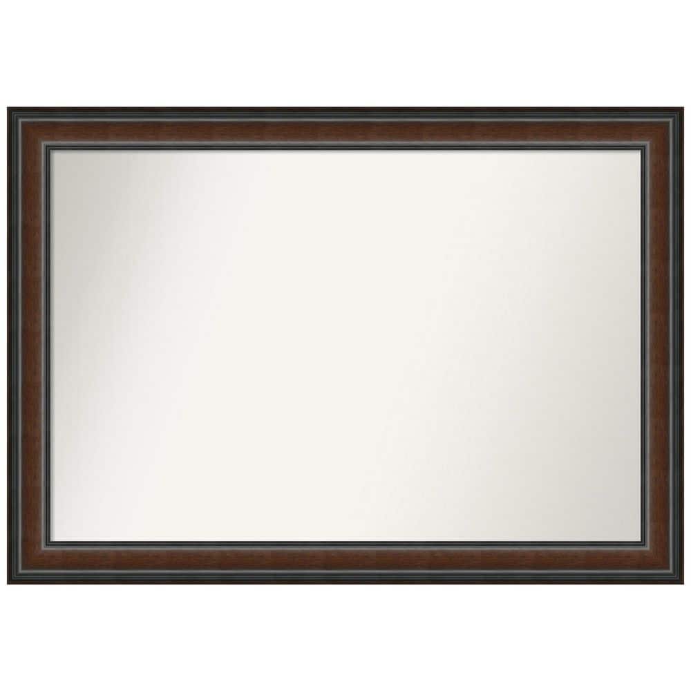 Amanti Art Cyprus Walnut 40.75 in. x 28.75 in. Non-Beveled Classic ...