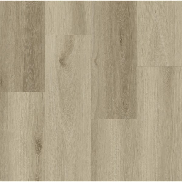 Lifeproof Osborne Oak 22 MIL x 9 in. W x 48 in. L Waterproof Click Lock Luxury Vinyl Plank ...