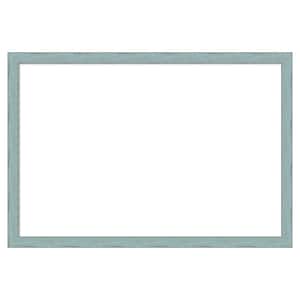 Amanti Art Sky Blue Rustic 26 in. x 26 in. Wood Framed Dry Erase ...