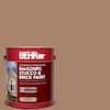 BEHR 1 gal. #S220-5 Nutshell Satin Interior/Exterior Masonry, Stucco ...