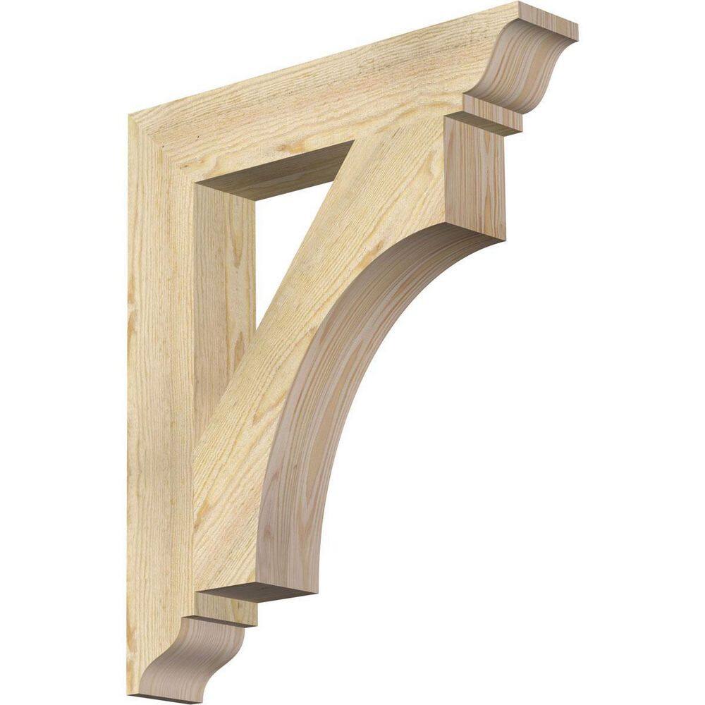 Ekena Millwork 4 in. x 26 in. x 22 in. Douglas Fir Westlake Traditional ...