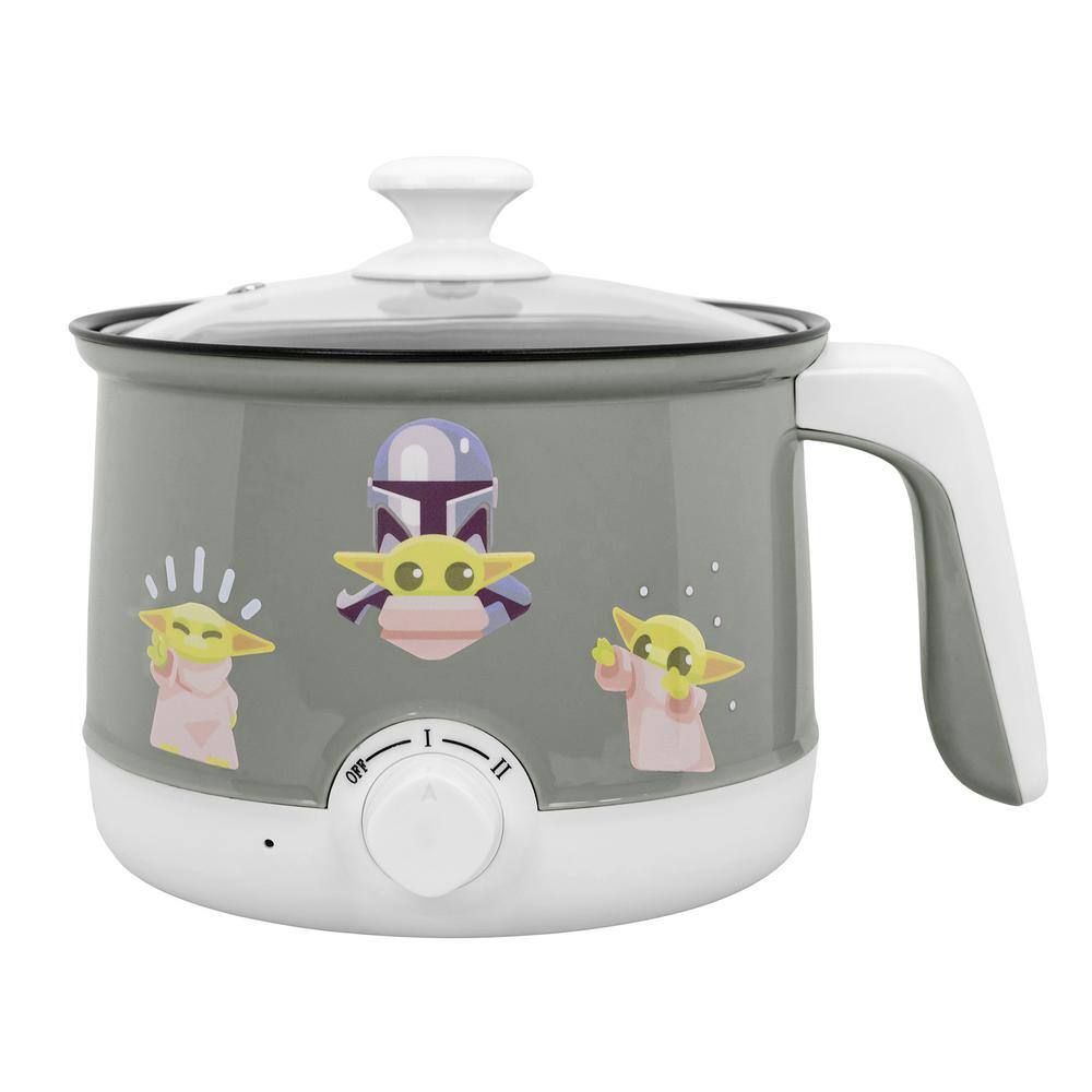Uncanny Brands Star Wars The Mandalorian Multicolor Hot-Pot, Rice ...