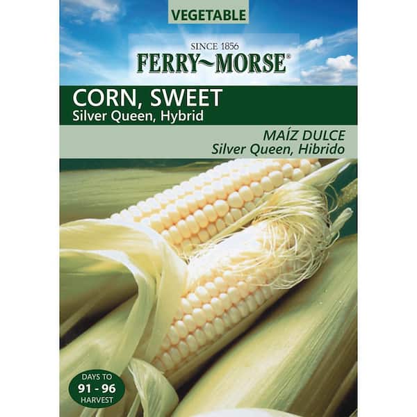 Ferry-Morse Sweet Corn Silver Queen Hybrid Fruit Seed 7697 - The Home Depot
