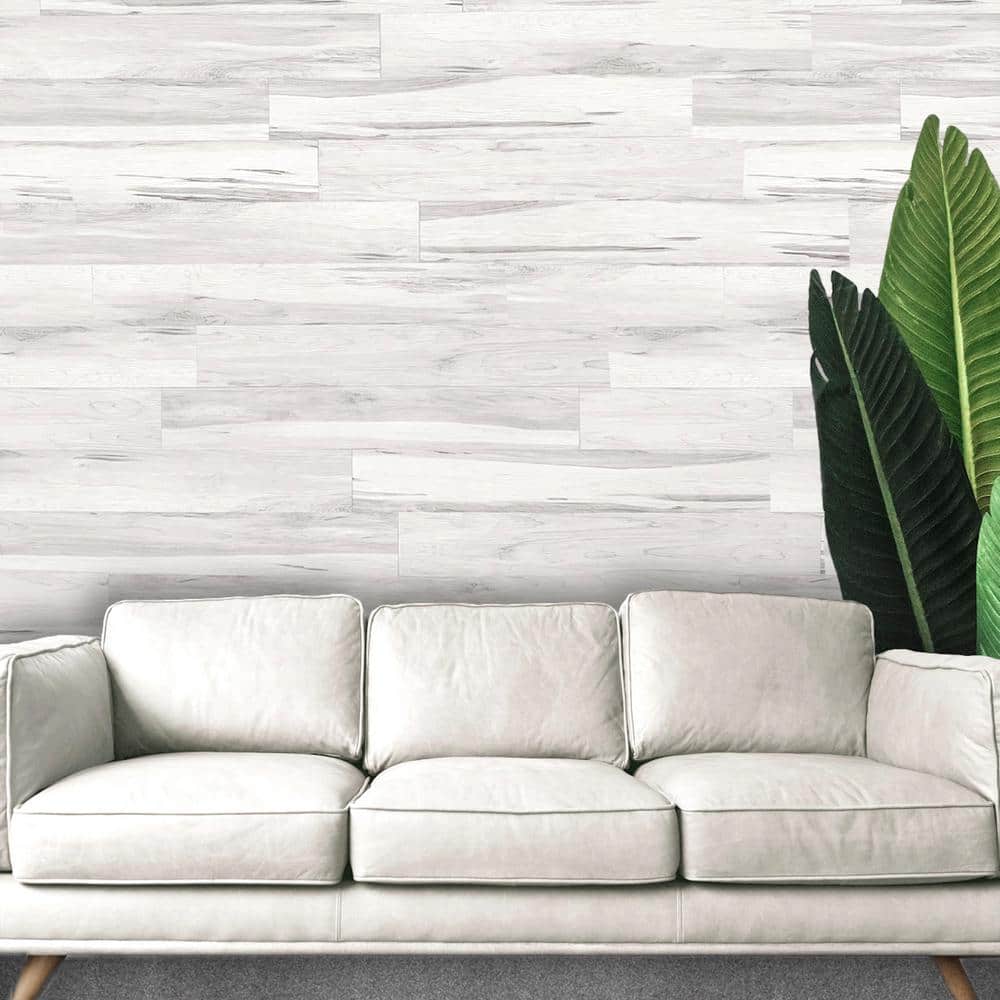 DIP Design Is Personal DIP Silver Oak 5 in. x 34 in. Ultra Matte PVC ...