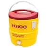 IGLOO Industrial Red/Yellow 3 gal Water Cooler 84243 - The Home Depot