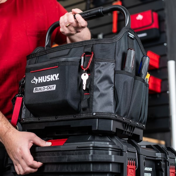 Husky Husky Build-Out 14 in. Tool Tote HD72014-TH - The Home Depot