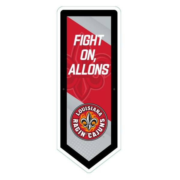 Evergreen University of Louisiana-Lafayette Pennant 9 in. x 23 in. Plug ...