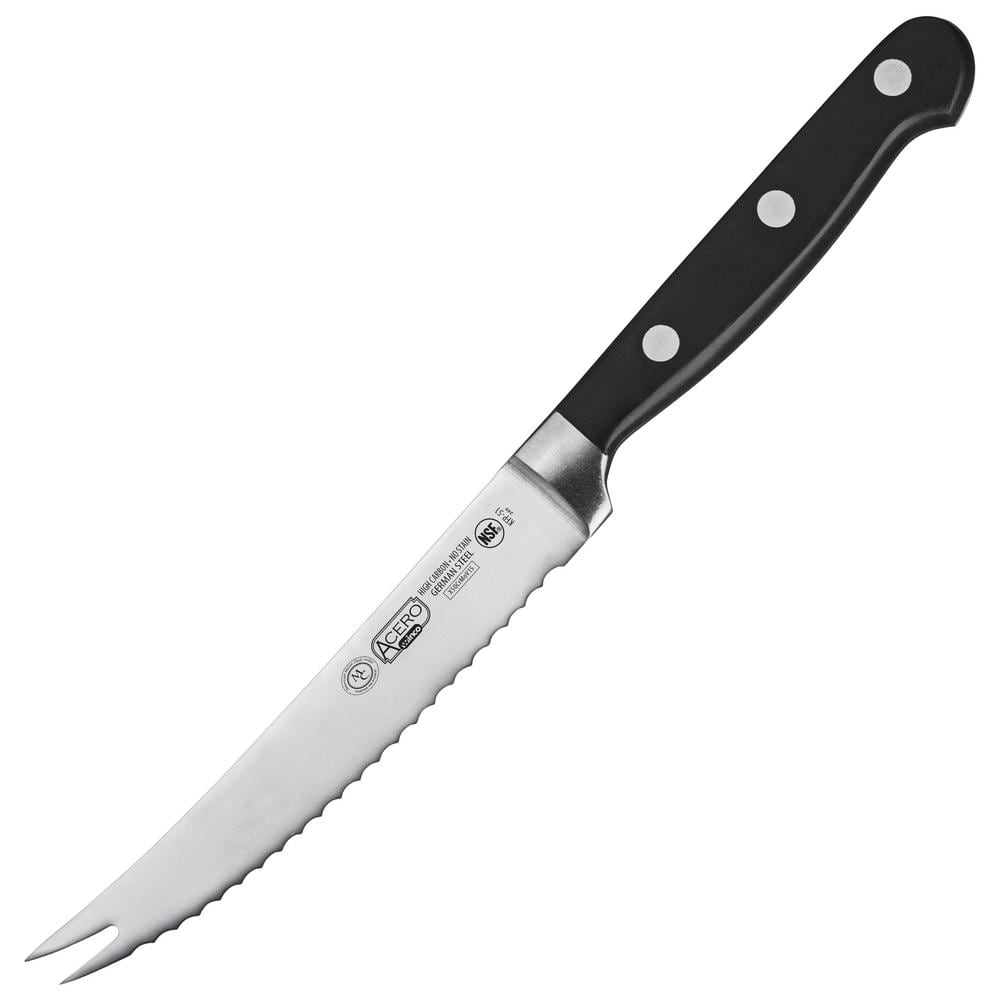 Winco 5 in. Tomato Knife KFP-51 - The Home Depot