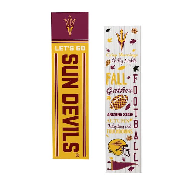 Evergreen 47 in. Double Sided Leaner Fall Seasonal Porch Sign, Arizona ...