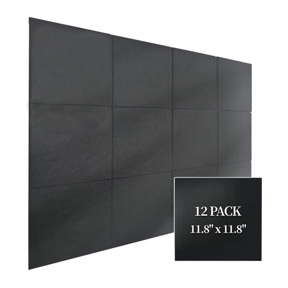 12-Pack Large Felt Bulletin Board Tiles 48x36 Inch Wall Pin Board with ...