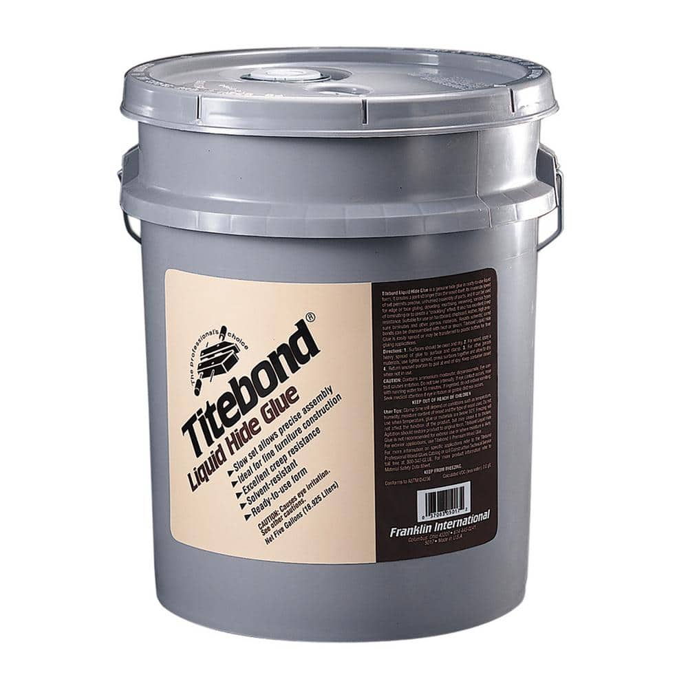 Titebond 5 gal. Amber Genuine Hide Glue 5017 - The Home Depot
