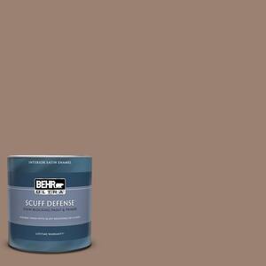 BEHR ULTRA 1 gal. #N190-5 Frontier Brown Satin Enamel Exterior Paint ...