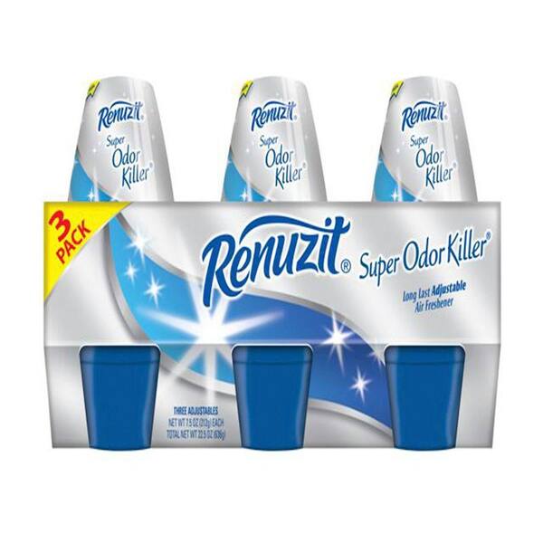 Renuzit 7.5 oz. Super Odor Killer Original Adjustable Air Freshener (3 ...