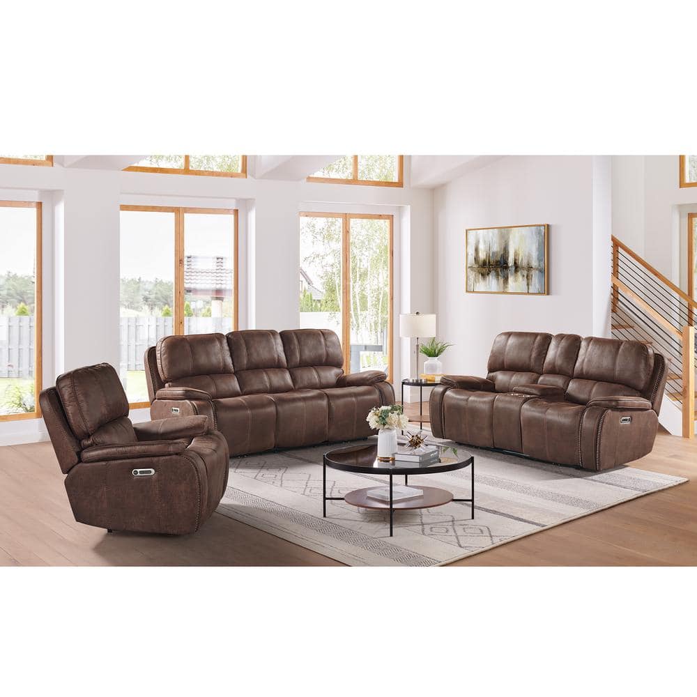 Picket House Furnishings Grover Heritage Brown Standard Recliner with ...
