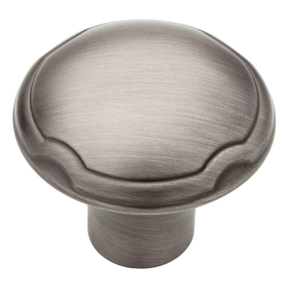 Liberty Athens 1-1/4 in. (32 mm) Heirloom Silver Theo Cabinet Knob ...