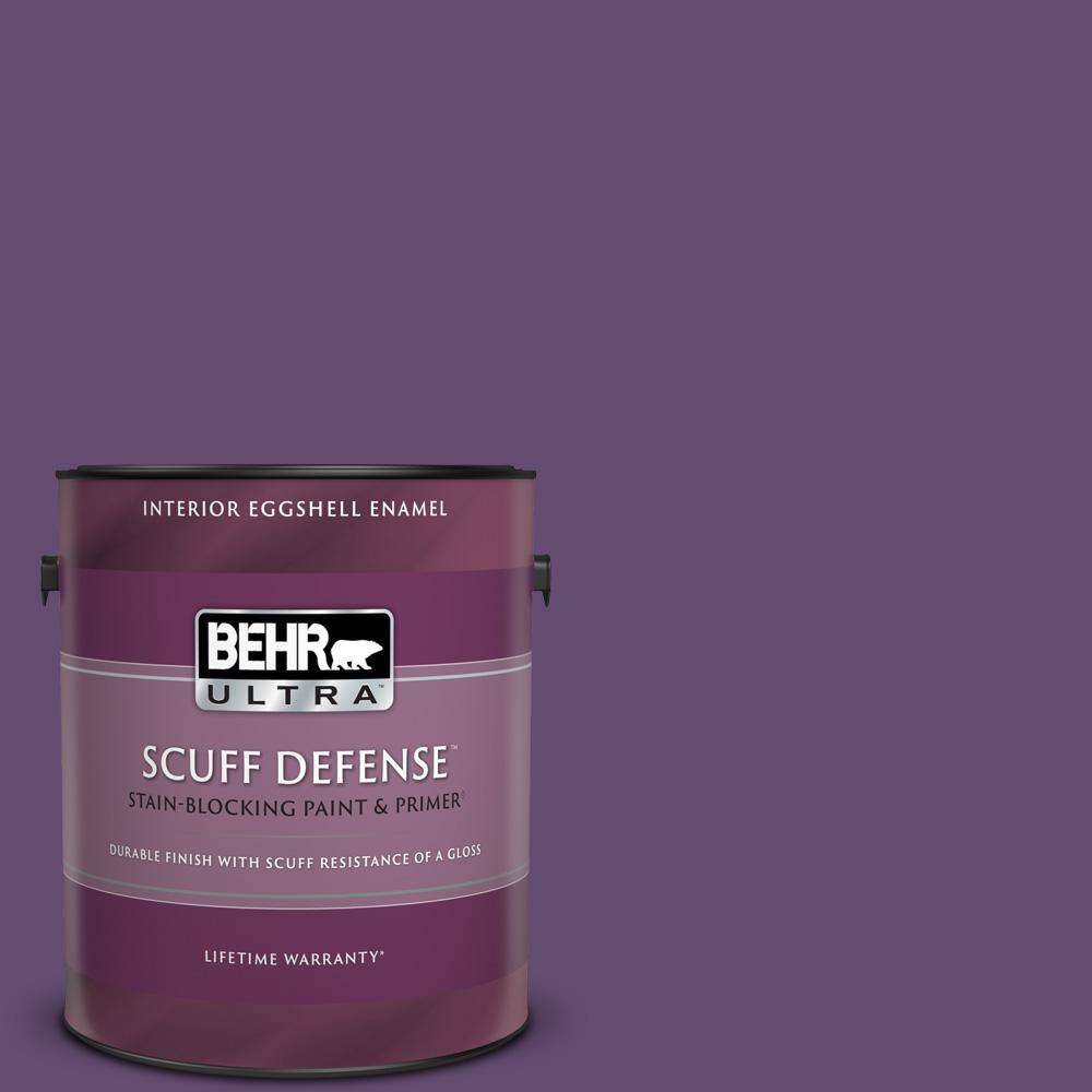 BEHR ULTRA 1 gal. #S-G-670 Deep Violet Extra Durable Eggshell Enamel ...