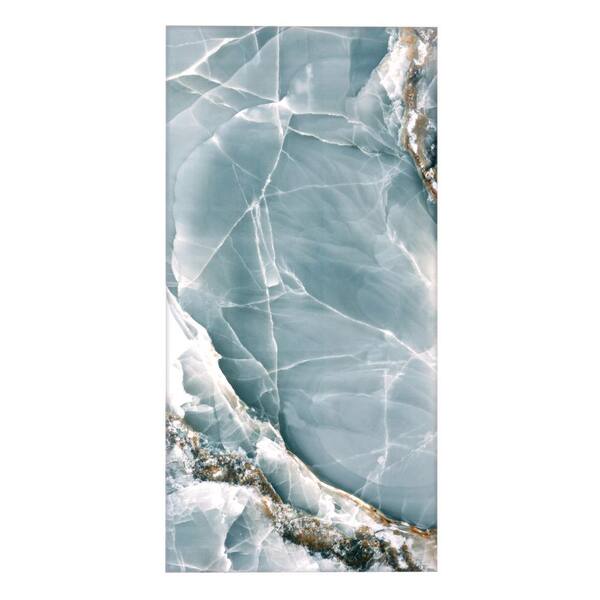 Apollo Tile Splendor Green 4 in. x 5 in.Lappato Porcelain Rectangular ...
