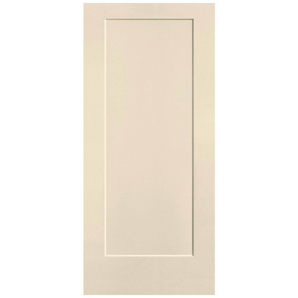 Masonite 36 in. x 80 in. 1-Panel Lincoln Park Single Bore Hollow Core ...