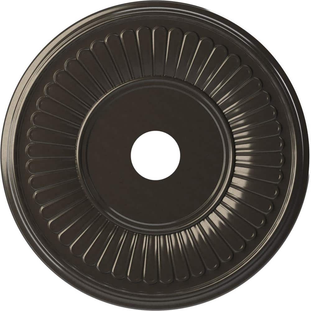 Ekena Millwork 1 in. x 22 in. O.D. x 3-1/2 in. P PVC Ceiling Medallion ...