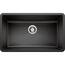 Blanco PRECIS Undermount Granite Composite 32 in. Single Bowl Kitchen ...