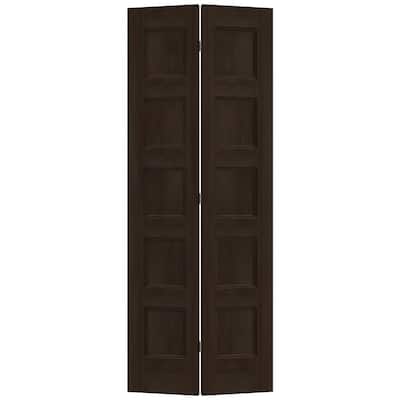 Dark Brown - Bifold Doors - Closet Doors - The Home Depot