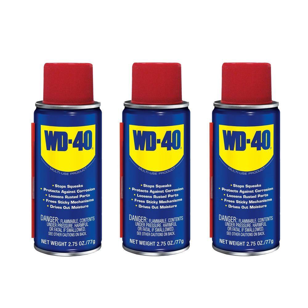 WD-40 2.75 oz. Multi-Use Product, Multi-Purpose Lubricant Spray, Handy ...
