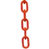 Mr. Chain 1.5 in. (#6, 38 mm) x 100 ft. Safety Orange Plastic Chain ...