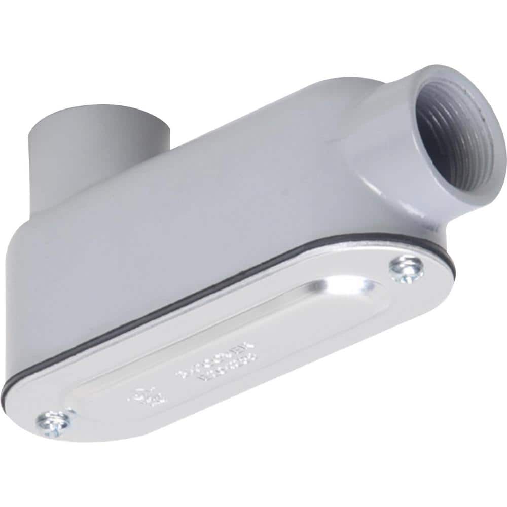 Yichuhaoxi 3/4 in. Aluminum Stamped Steel Cover Elbow Threaded LB ...