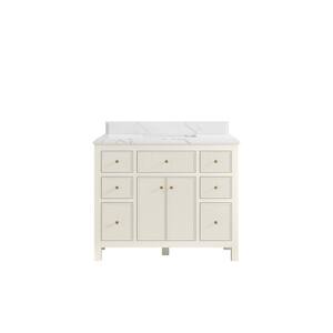Willow Collections Sonoma 30 in. Single Sink Freestanding Alabaster ...