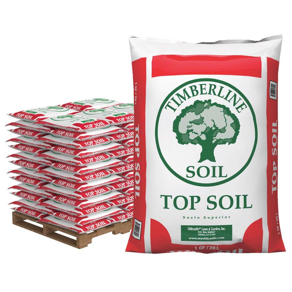 Timberline 1 cu. ft. Top Soil (Pallet of 65 Bags) 50055019 - The Home Depot