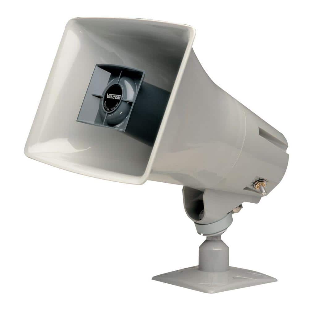 Valcom 15-Watt High-Efficiency Horn – Gray – eX-tremes Valcom 15-Watt High-Efficiency Horn – Gray – eX-tremes