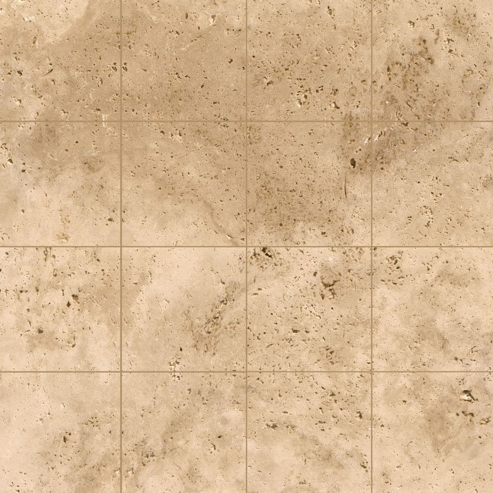 MSI Tus. Beige 6 in. x 6 in. x 1.18 in. Square Beige Natural Stone ...