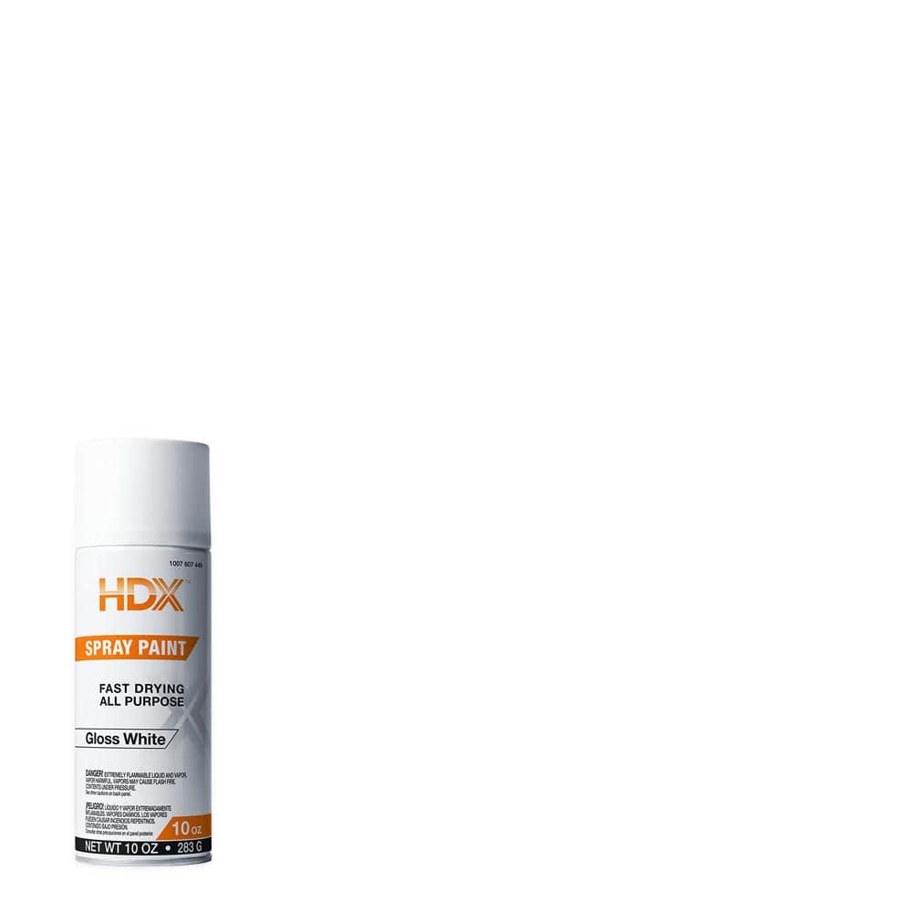 HDX 10 oz. Flat White All Purpose Spray Paint AF79605UX - The Home Depot