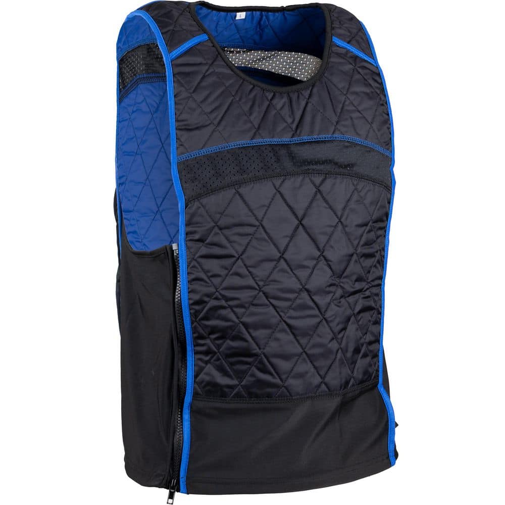 EZ-Cool 2X-Large Black Nylon Hyper Kewl Evaporative Tank Top with Zipper 390-EZ150/2X - The Home ...