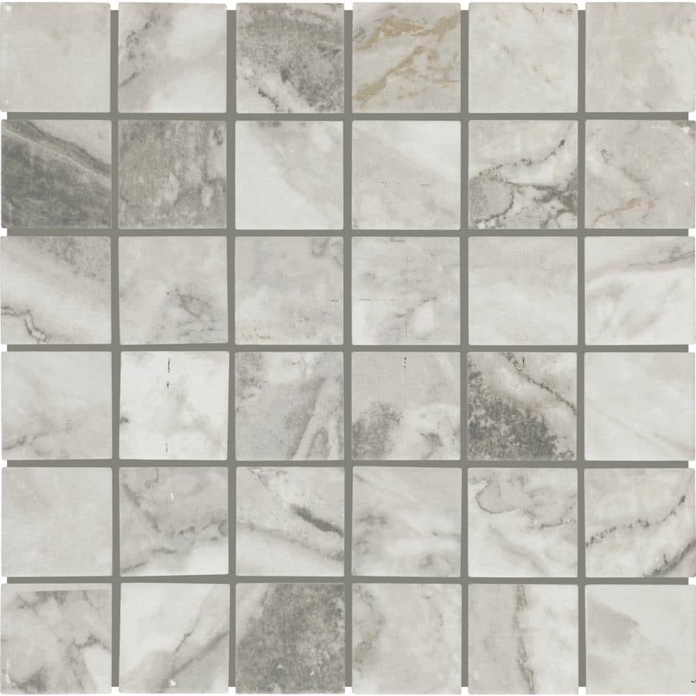Daltile Stone Decor Accents Glacier Gray 3 in. x 3 in. Matte Ceramic ...