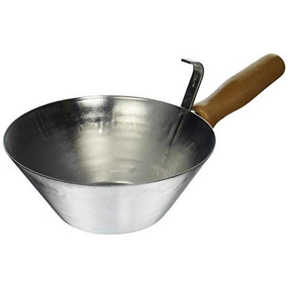 Kraft Tool Co. Galvanized Steel Bucket Scoop with Wood Handle PL804