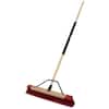 HARPER 24 in. Premium All-Purpose Hardwood/Steel Handle Push Broom for ...