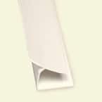 Glasliner 8 ft. x 3/4 in. x 1/2 in. PVC FRP Inside Corner Moulding ...