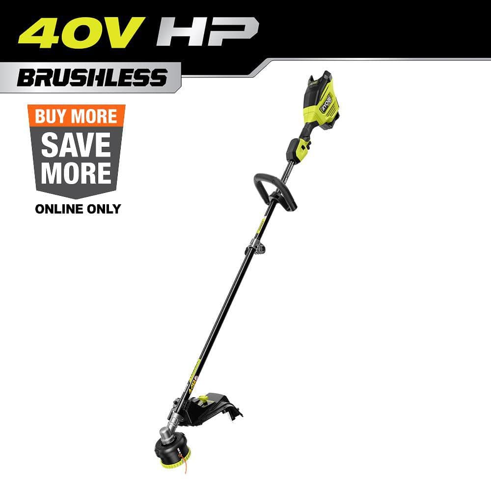 RYOBI 40V HP Brushless Whisper Series 17 in. Cordless Attachment ...