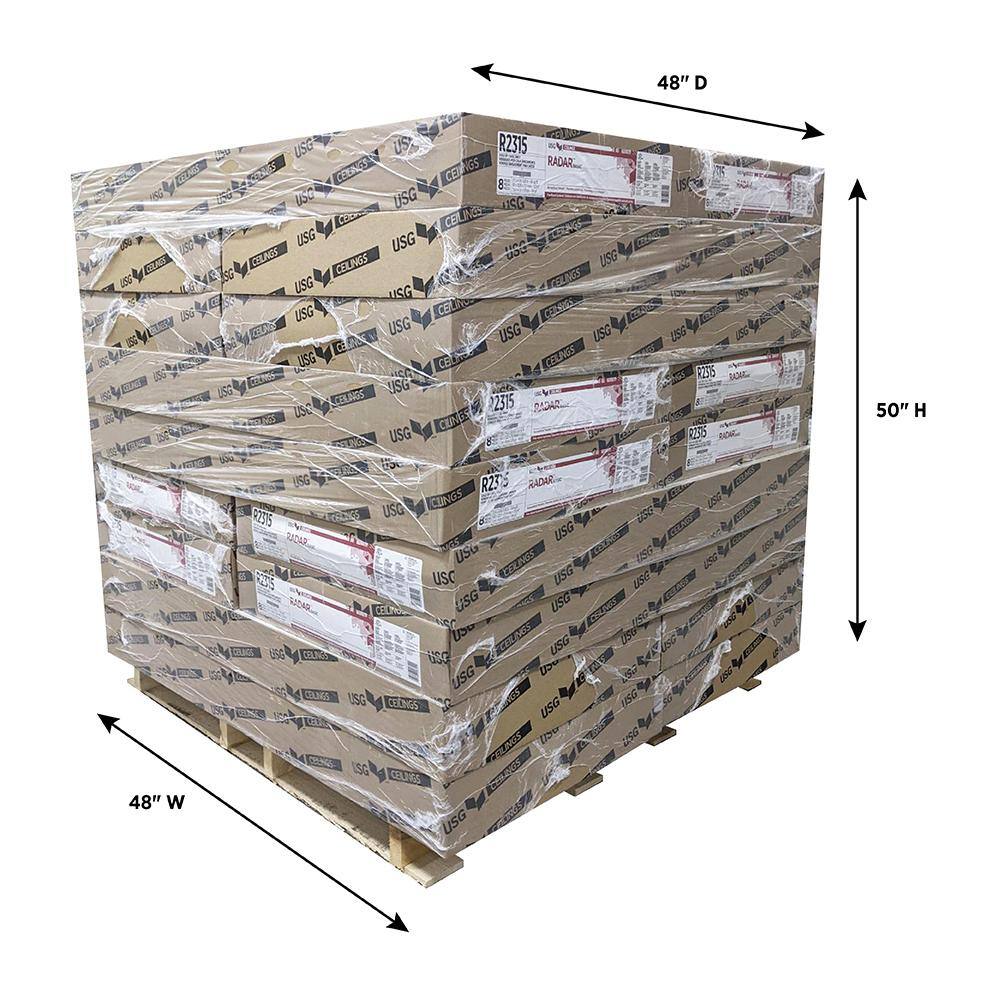 Usg Ceilings Radar 2 Ft X 2 Ft Square Edge Layin