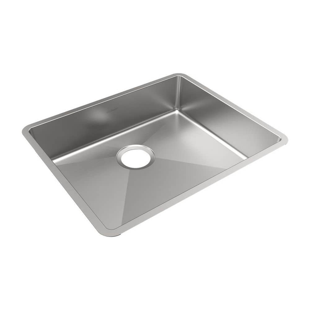 Elkay Crosstown 22.5 in. Undermount Single Bowl 18 Gauge Polished Satin ...