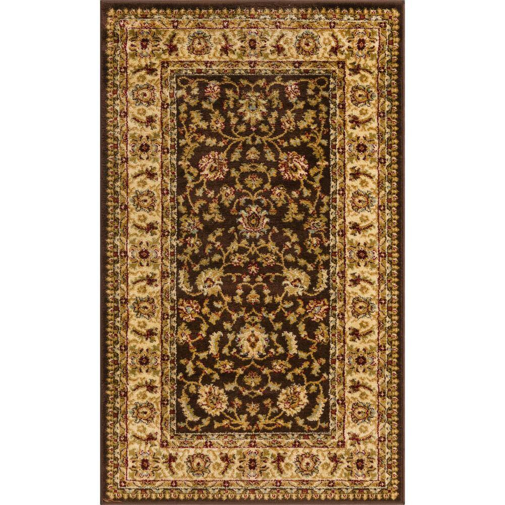 Unique Loom Voyage St. Louis Brown 3' 3 x 5' 3 Area Rug 3123558 - The ...