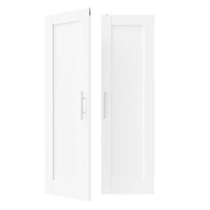 TENONER 60 in. x 80 in. Solid Wood and MDF, 1-Panel, White Primed ...