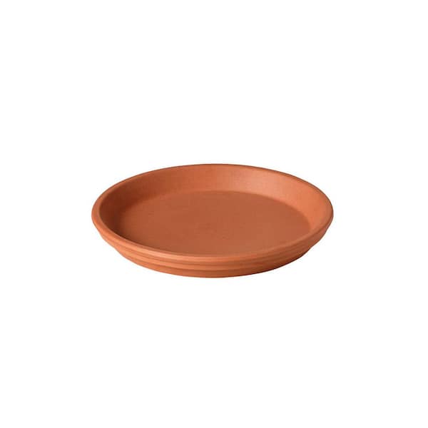 Southern Patio 12 in. Clay Saucer TC1208SR - The Home Depot