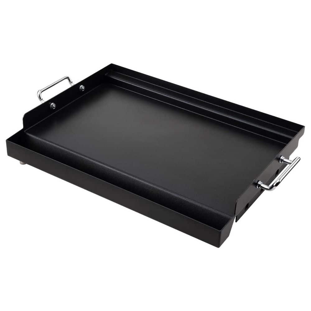Outdoor Series Black Carbon Steel Griddle 17"x13" Non-Stick with ...